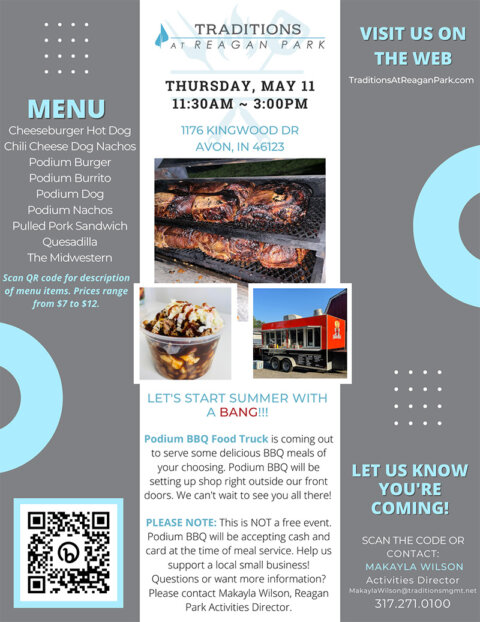 Podium BBQ: Let's Start Summer with a Bang! - Traditions at Reagan Park